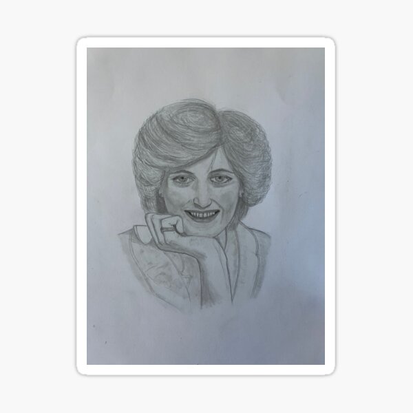 "Princess Diana" Sticker for Sale by idkkk13 | Redbubble