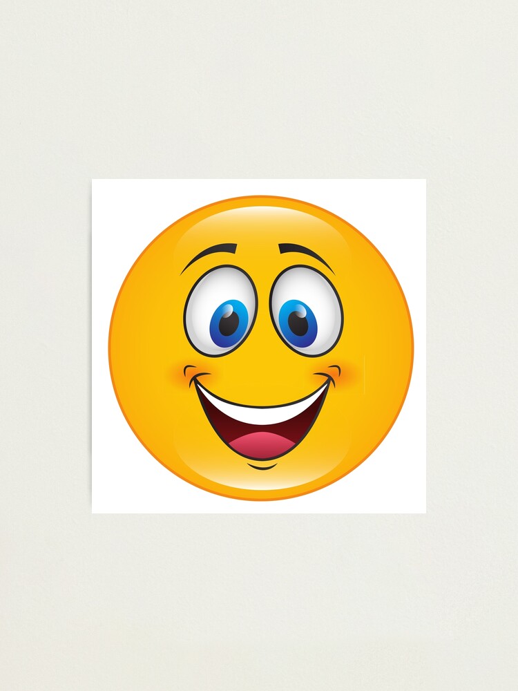 "Smiley-Emoji. || Glückliches gelbes Gesicht Emoji. ||Perfekt für Mama ...