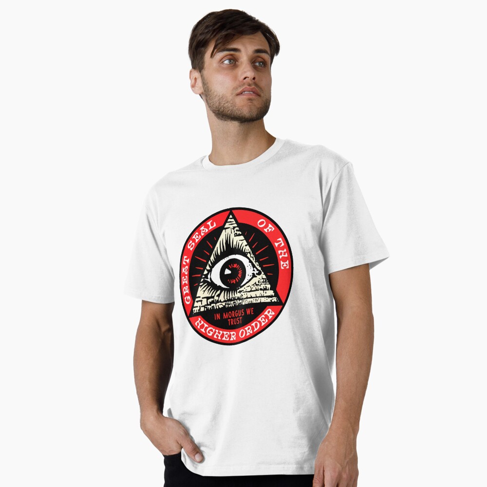 "GREAT SEAL OF THE HIGHER ORDER In Morgus We Trust" Sticker for Sale by ...