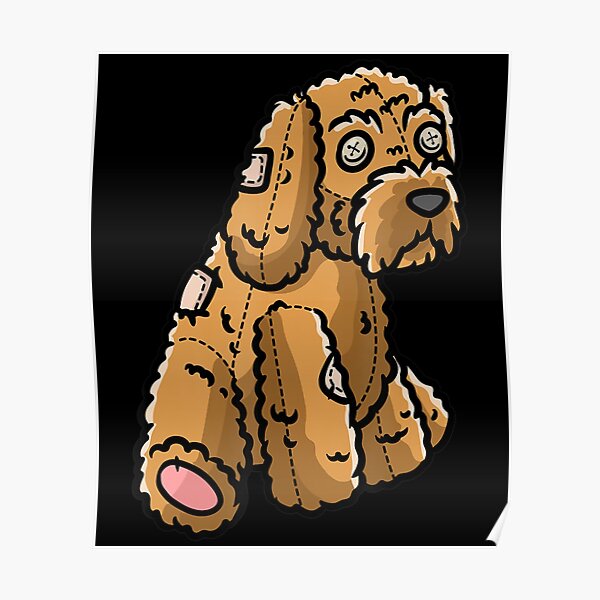 "Cockapoo Dog Spoodle Stuffed Animal" Poster for Sale by nemfisarti ...