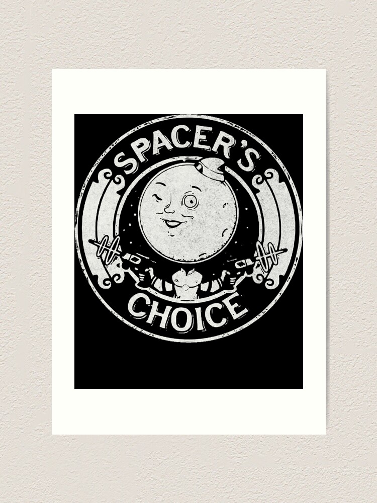 "Spacer's Choice Distressed White Logo The Outer Worlds Logo " Art ...