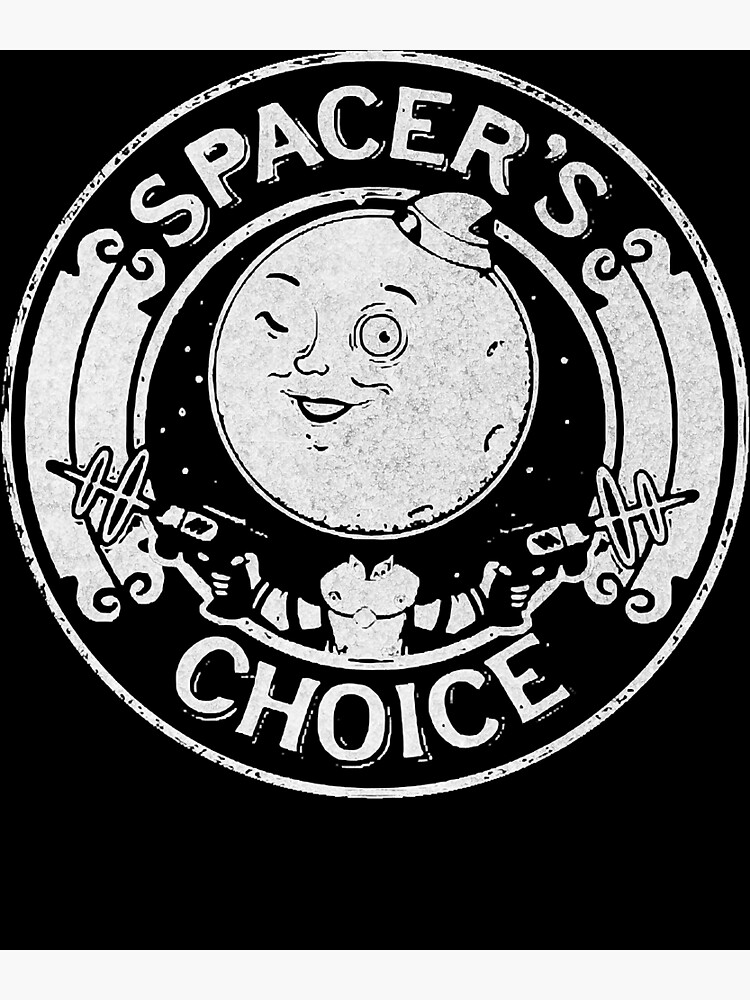 "Spacer's Choice Distressed White Logo The Outer Worlds Logo " Poster ...