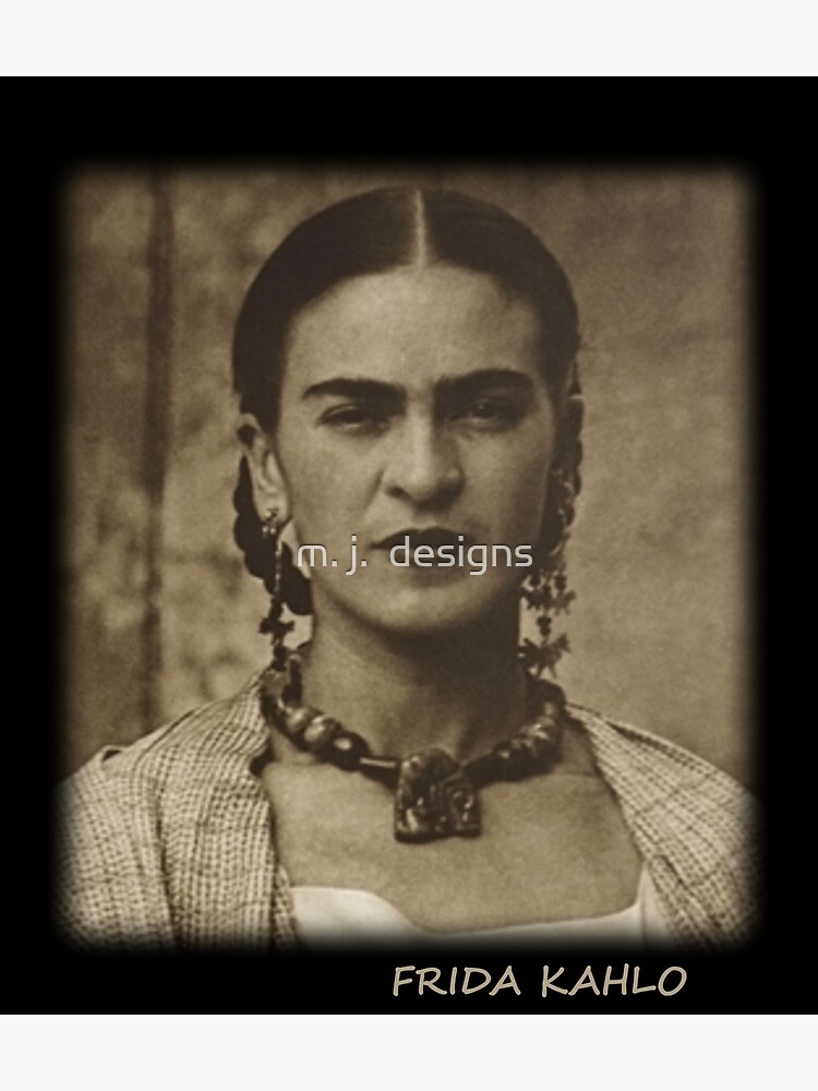 "Portrait Photograph of Frida Kahlo ~ 20th Century Mexican Artist- By ...