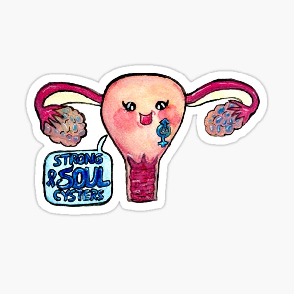 "PCOS Uterus" Sticker for Sale by Purpledemon16 | Redbubble
