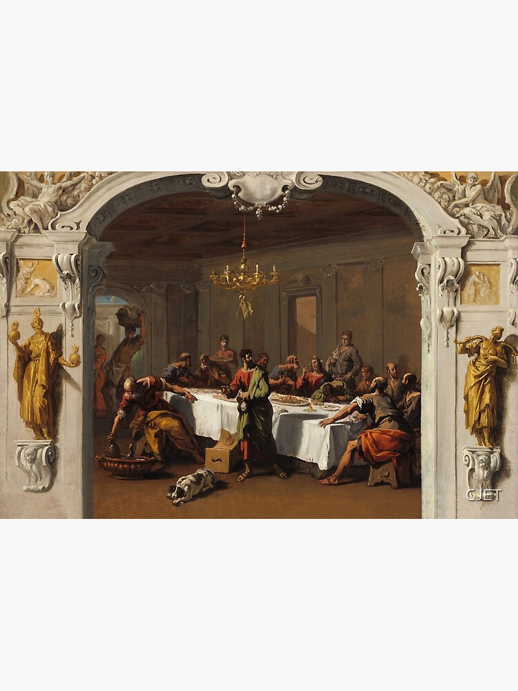 The Last Supper | Sebastiano Ricci | 1714 Gospel Biblical Art Premium ...