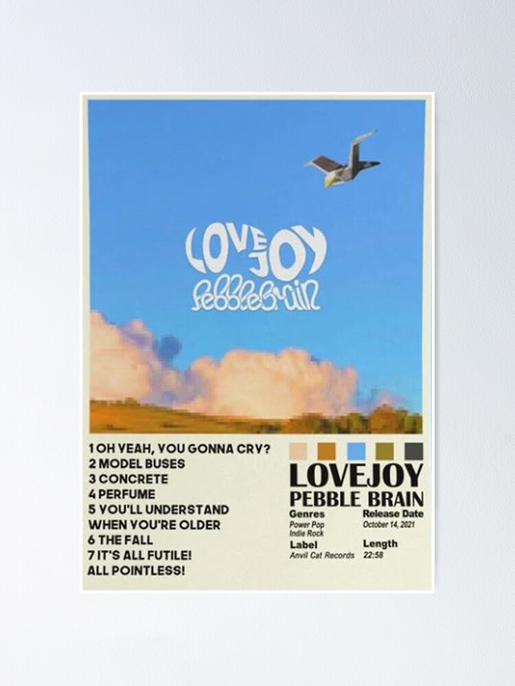 "LOVEJOY PEBBLE BRAIN MINIMALIST " Poster for Sale by jastinherly ...