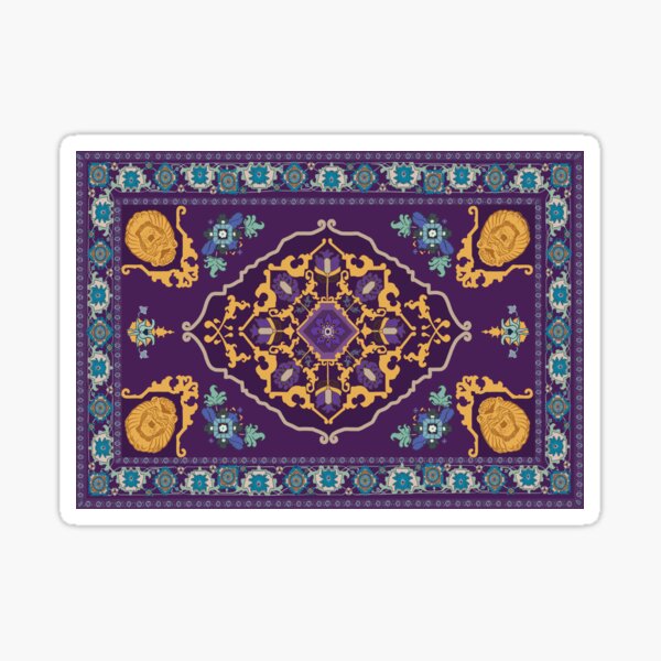 "Purple Magic Carpet - Live Action" Sticker for Sale by Phoenix Feather ...