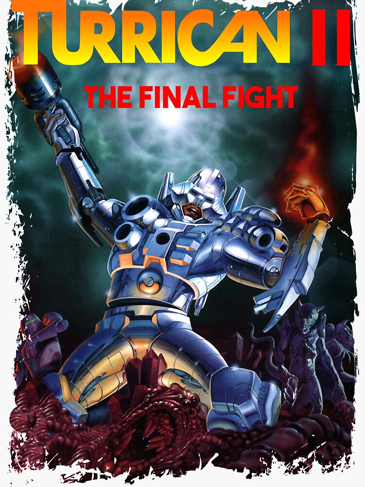 "Turrican II (Transparent) C64 " Sticker for Sale by CharlesNewton1 ...