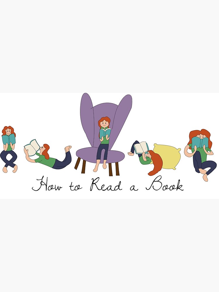 How To Read A Book Color Poster For Sale By ChapterAndMirth Redbubble how-to-read-a-book-color-poster-for-sale-by-chapterandmirth-redbubble