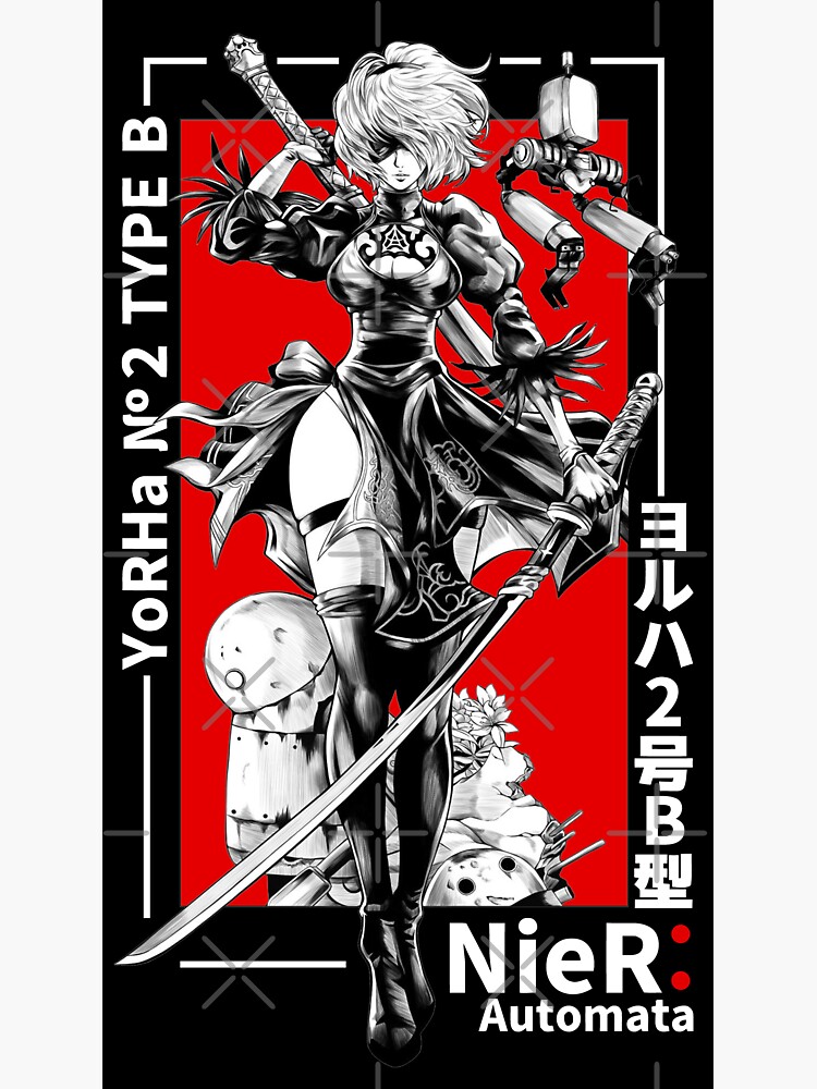 "Nier Automata" Sticker for Sale by Dex-Shop | Redbubble