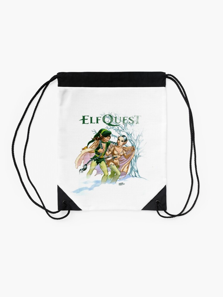 "ElfQuest: One-Eye and Clearbrook" Drawstring Bag for Sale by elfquest ...