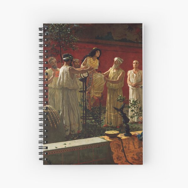 "The Oracle | Camillo Miola | 1880 Greek Mythology Art" Spiral Notebook ...
