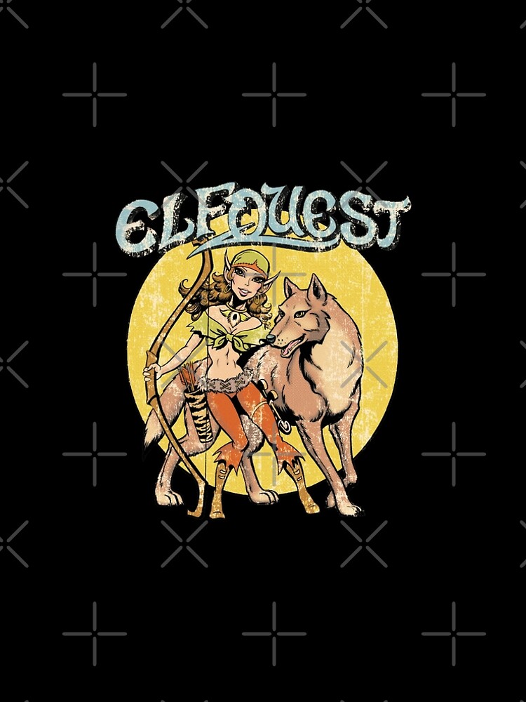 "ElfQuest: Vintage Nightfall (Distressed)" A-Linien Kleid von elfquest ...