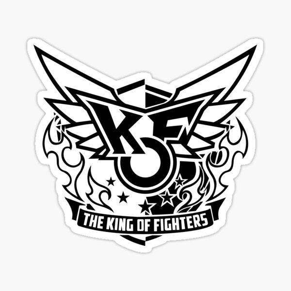 "King of Fighter Dark Print on Light Background" Sticker for Sale by ...