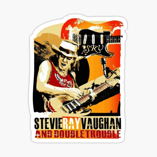 "Stevie Ray Vaughan" Sticker for Sale by g68irma | Redbubble