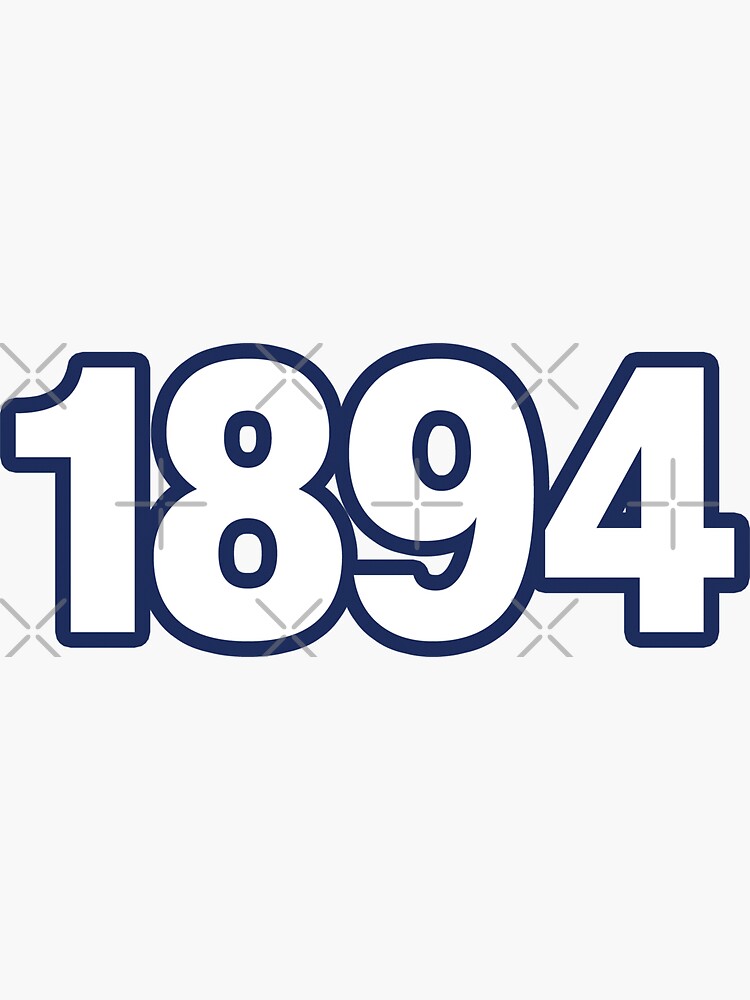 "1894 Man City" Sticker for Sale by Footmagz | Redbubble