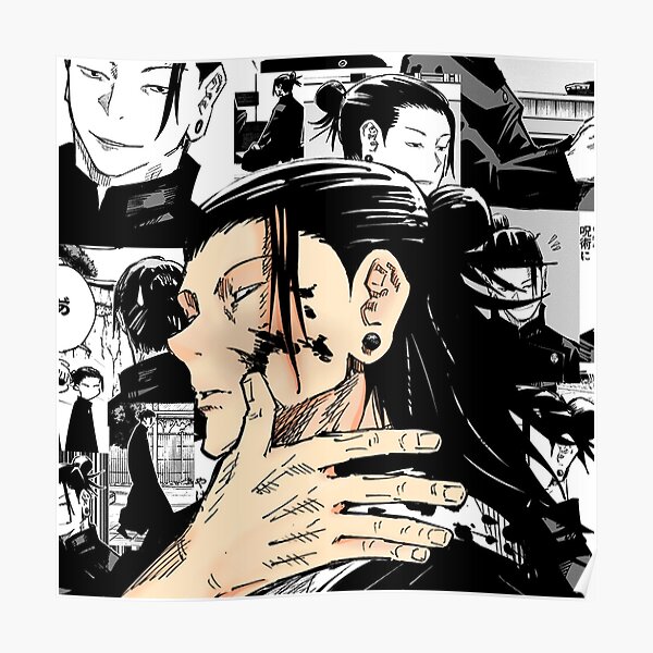 "Geto manga collage " Poster for Sale by Myzartz | Redbubble