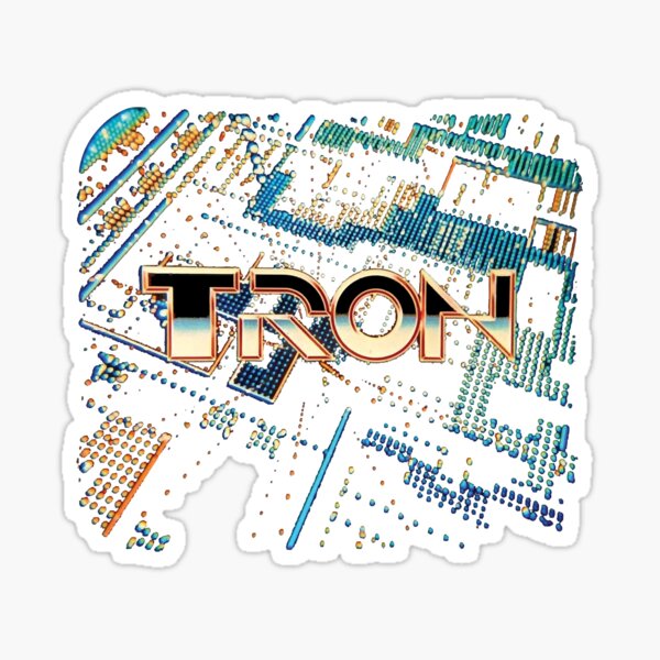 "TRON Essential " Sticker for Sale by BobbiWhite1 | Redbubble