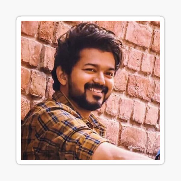 "Ilayathalapathy Vijay " Sticker for Sale by Mywaymylife | Redbubble
