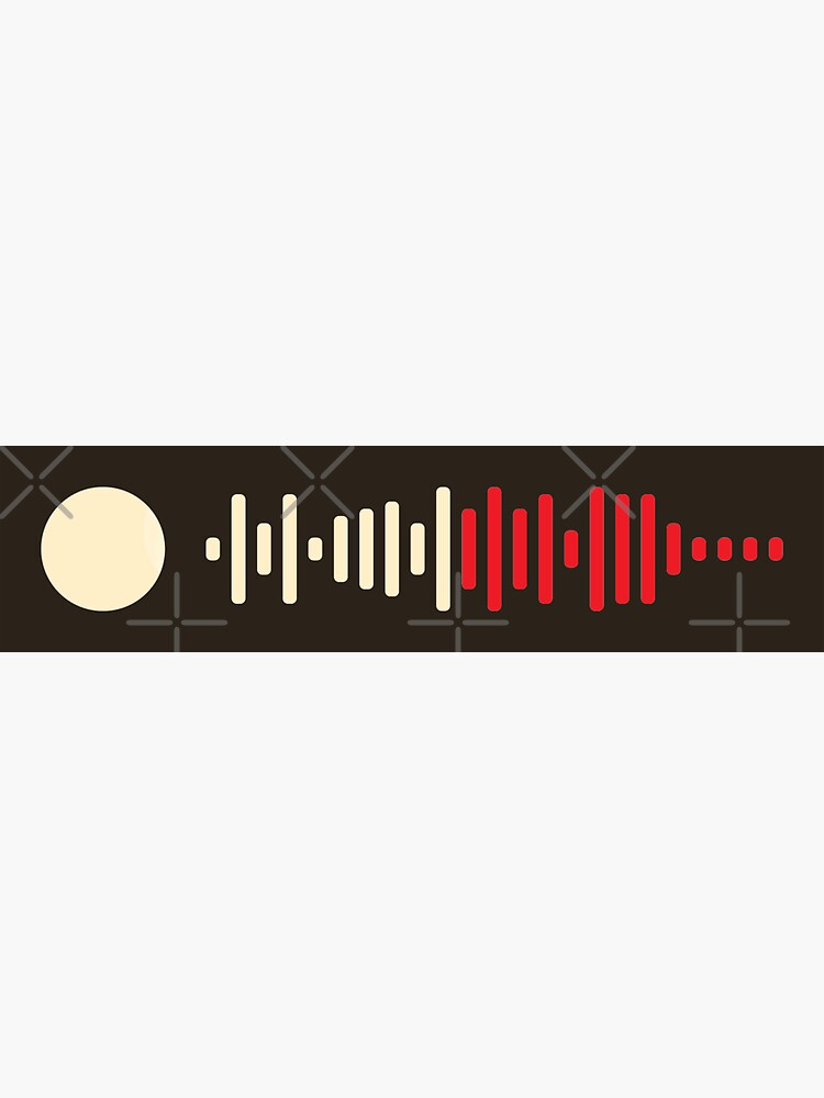 "Wait for Me Spotify Code" Sticker for Sale by broadwayraccoon | Redbubble