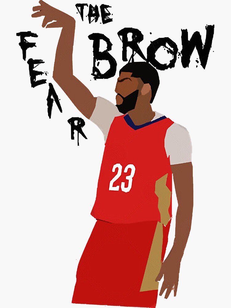 "Anthony Davis- Fear The Brow " Sticker for Sale by maiphucthinh458 ...