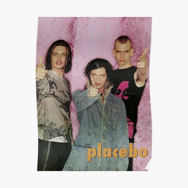"Placebo band " Poster for Sale by collinsdrawings | Redbubble