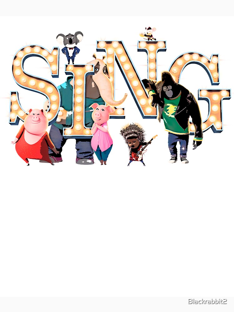 "Sing Movie picture style " T-shirt for Sale by Blackrabbit2 ...