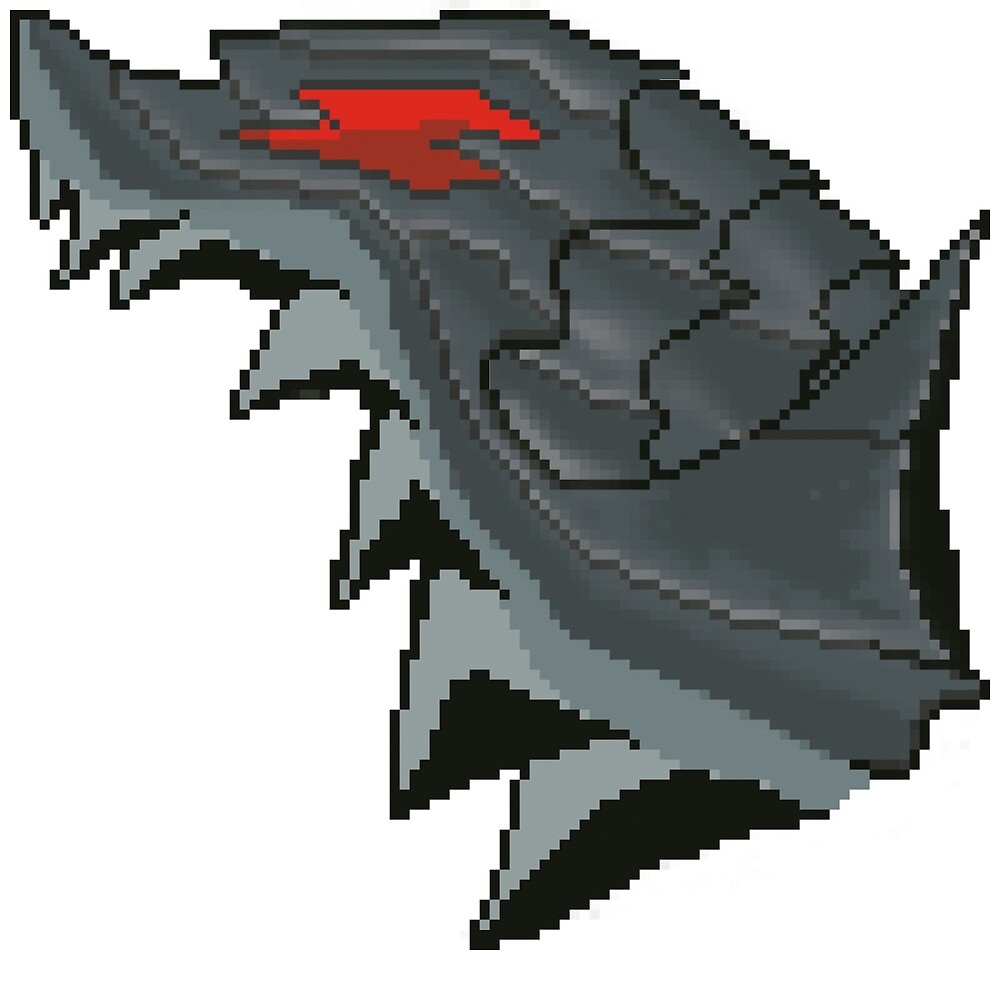 "Berserker pixel armor" by Badx | Redbubble