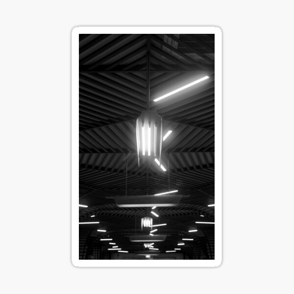 "light stripe lines" Sticker for Sale by setyaki | Redbubble