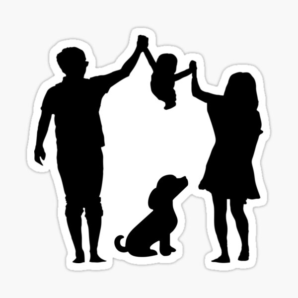 "family logo" Sticker for Sale by lanco123 | Redbubble