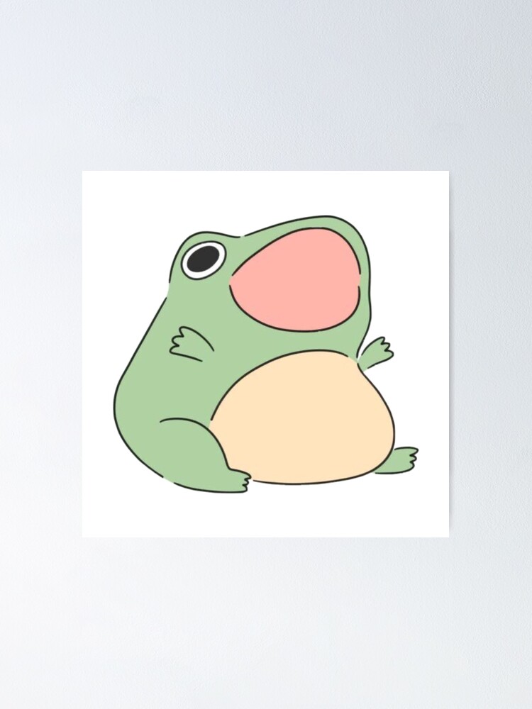 "cute frog aesthetic" Poster for Sale by olivia050607 | Redbubble