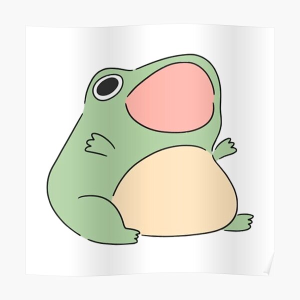 "cute frog aesthetic" Poster for Sale by olivia050607 | Redbubble