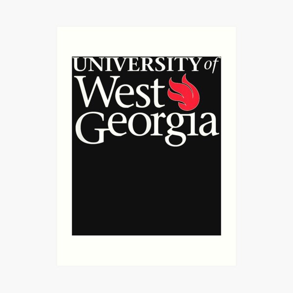 "University of west georgia uwg wolves stack logo" Art Print for Sale ...