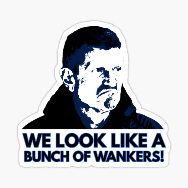 "Formula 1 - An Unimpressed Guenther Steiner" Sticker for Sale by ...