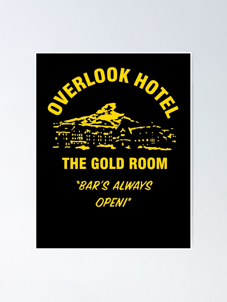 "Overlook Hotel Gold Room The Shining Logo Billig" Poster von ...