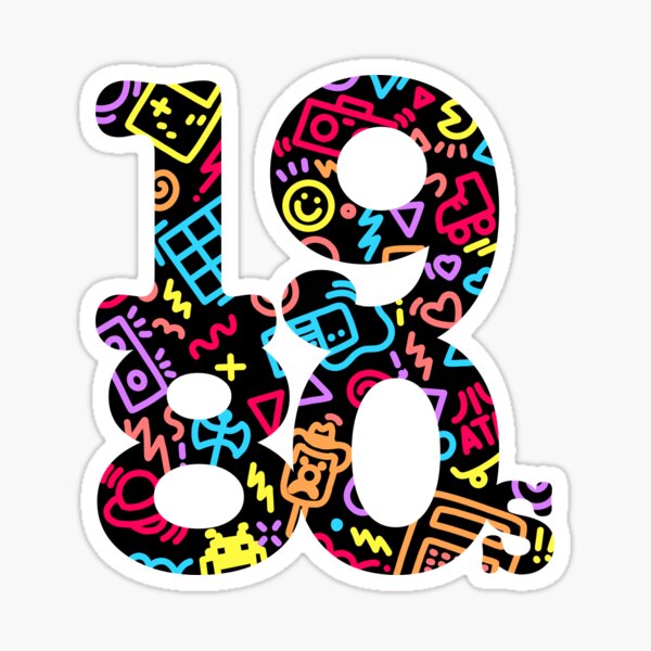 80 s Icons Sticker For Sale By 80sKidd Redbubble 80-s-icons-sticker-for-sale-by-80skidd-redbubble