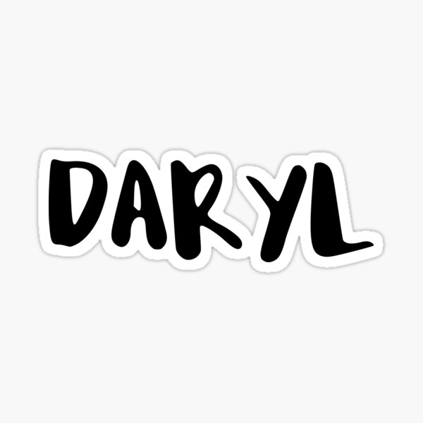 "Daryl" Sticker for Sale by FTML | Redbubble