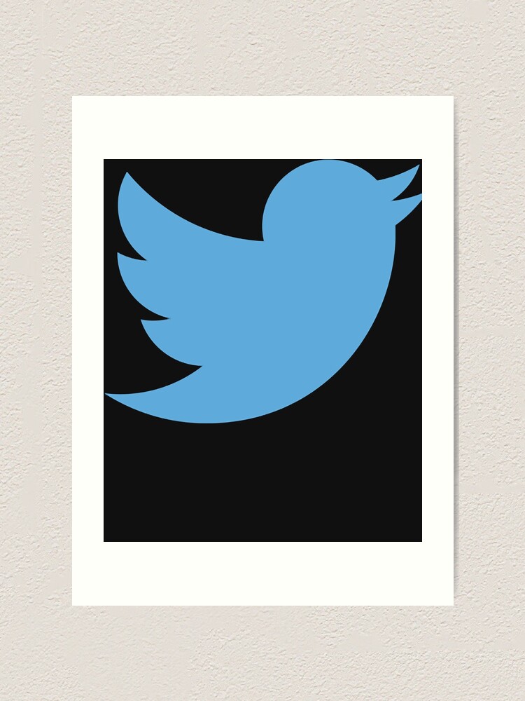 "Twitter logo" Art Print for Sale by tawanaelik4k | Redbubble
