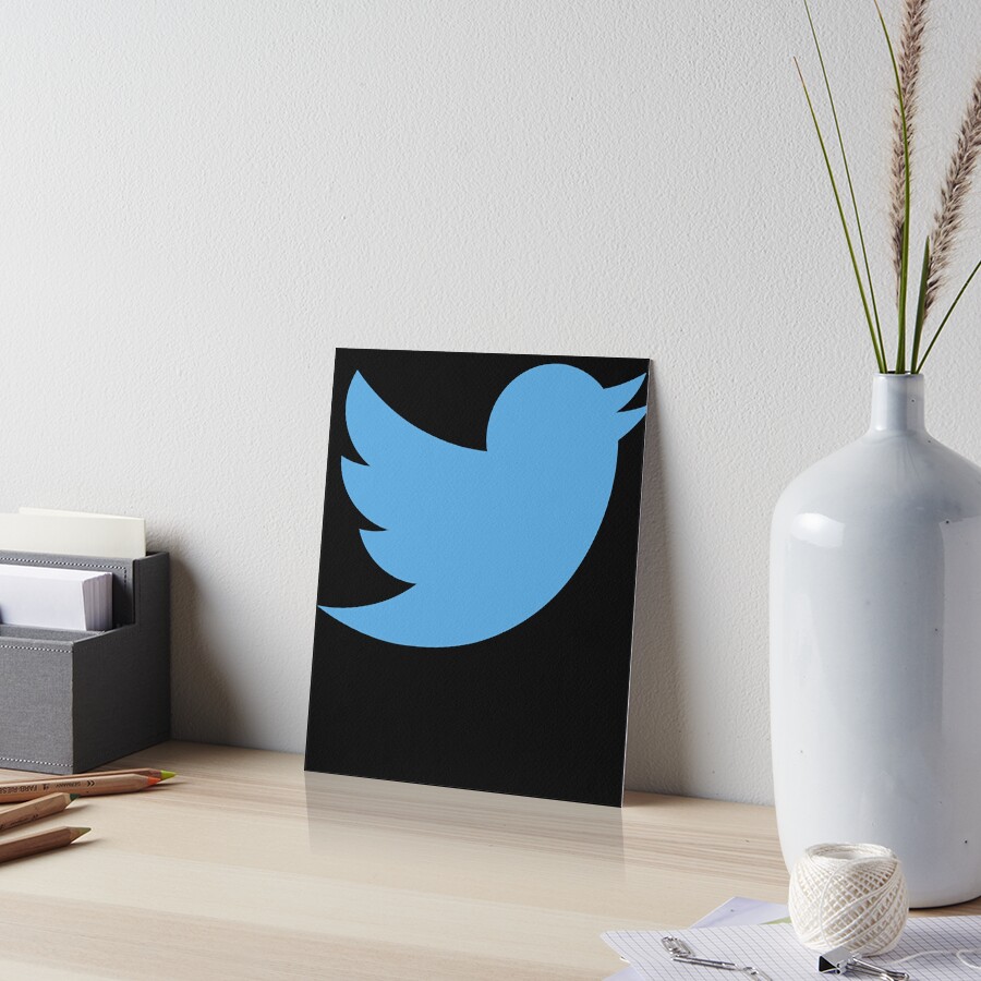 "Twitter logo" Art Board Print for Sale by tawanaelik4k | Redbubble