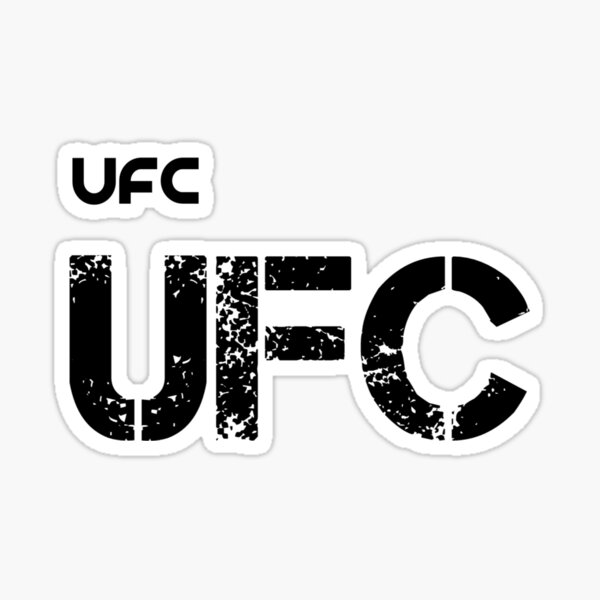 "UFC " Sticker for Sale by Sun1rise | Redbubble