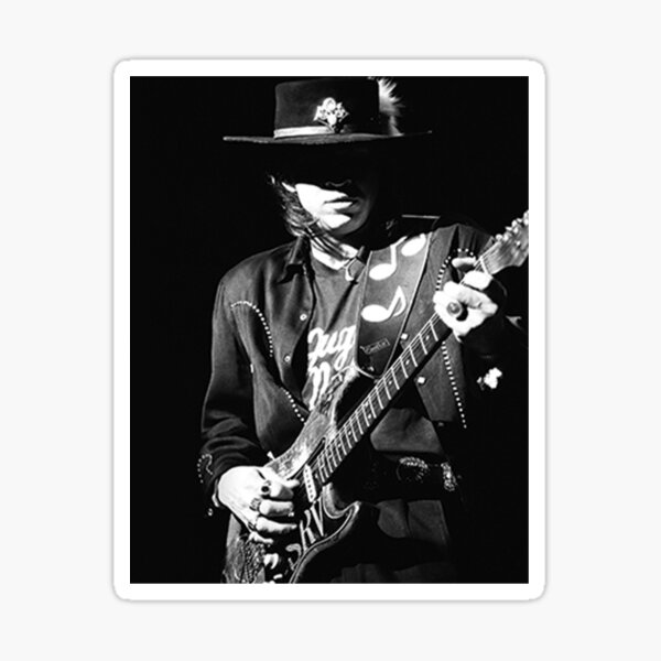 "Stevie Ray Vaughan" Sticker for Sale by g68irma | Redbubble