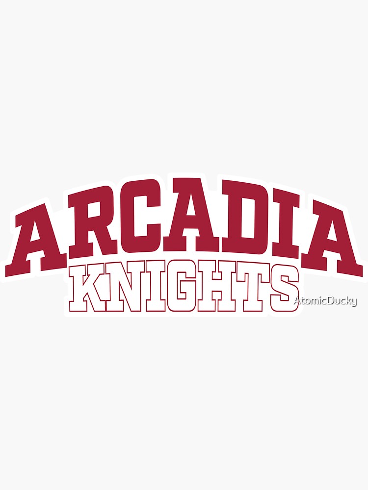 "Arcadia University Knights" Sticker for Sale by AtomicDucky | Redbubble