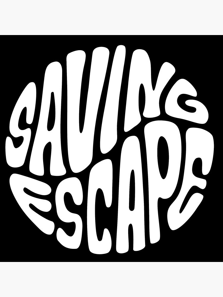 "Saving Escape Band Logo" Poster for Sale by stevebeart | Redbubble
