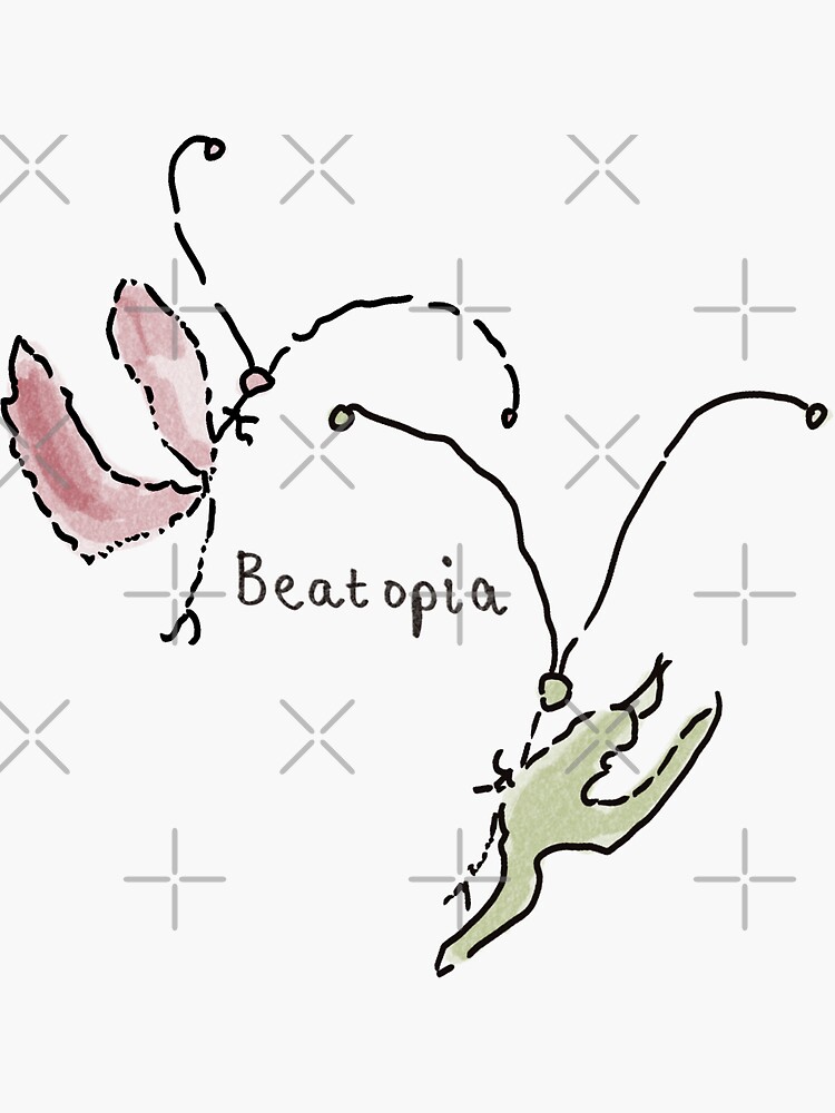 "Beabadoobee Beatopia Fairies!" Sticker for Sale by bootworld75 | Redbubble