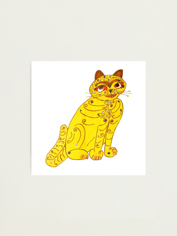 "Abba's Yellow Cat" Photographic Print for Sale by Yasmin Pereira ...