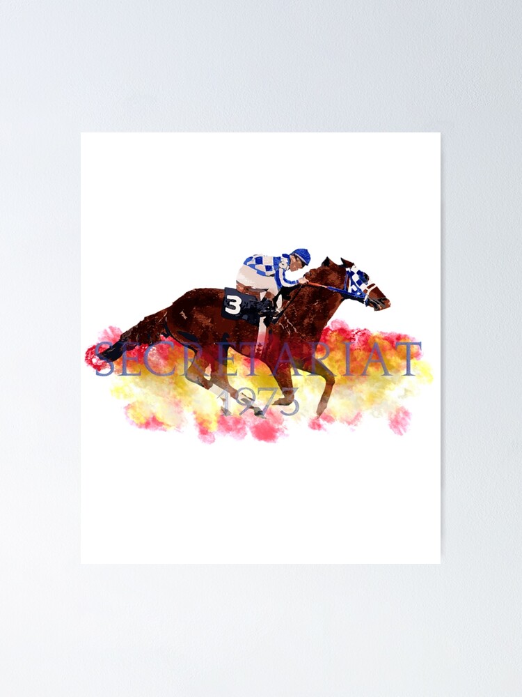 "Secretariat 1973 Triple Crown Winner- Famous Racehorses " Poster for ...