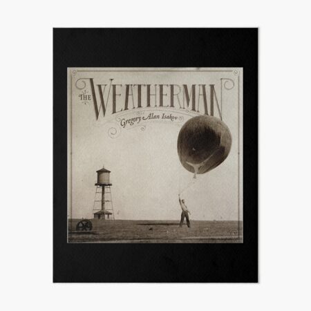 "Gregory Alan Isakov's 'the Weatherman' Album Cover Sticker" Art Board ...