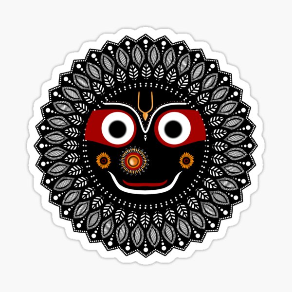 "Jai jagannath" Sticker for Sale by stayartsy07 | Redbubble