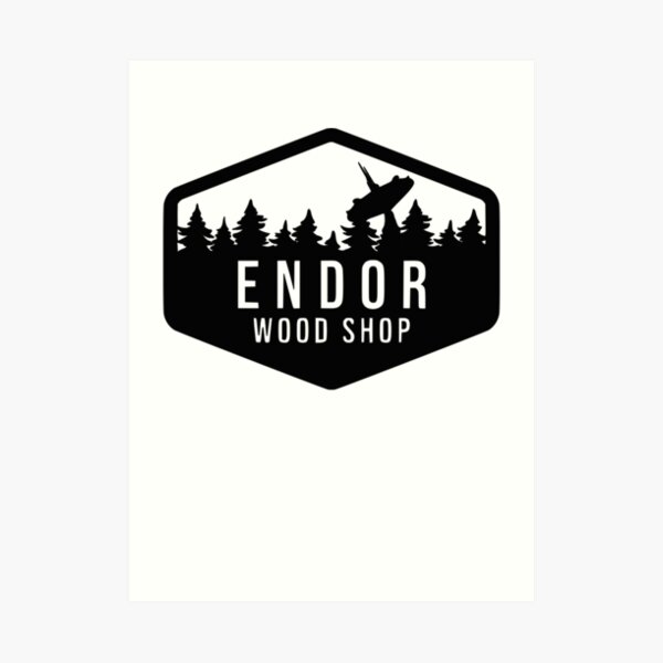 "Endor Wood Shop Logo " Art Print for Sale by carlyleraw | Redbubble