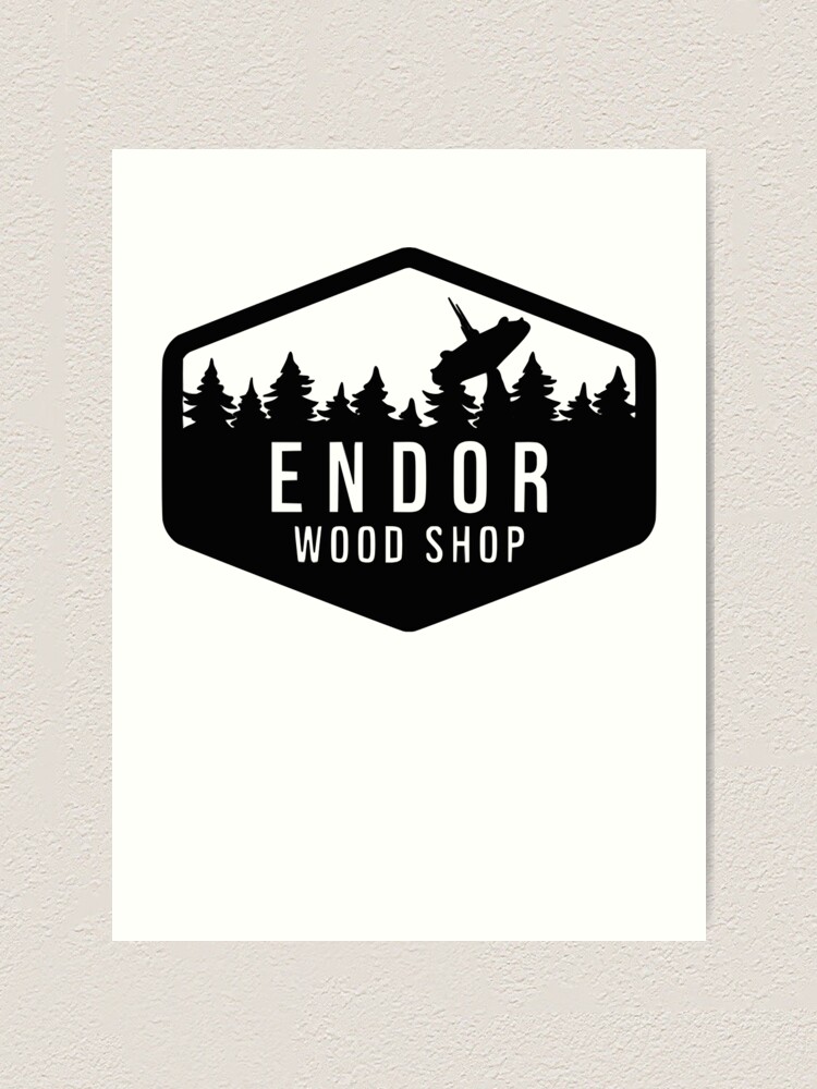 "Endor Wood Shop Logo " Art Print for Sale by carlyleraw | Redbubble
